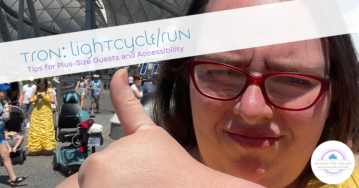 TRON: Lightcycle/Run – Tips for Plus-Size Riders and Accessibility ...